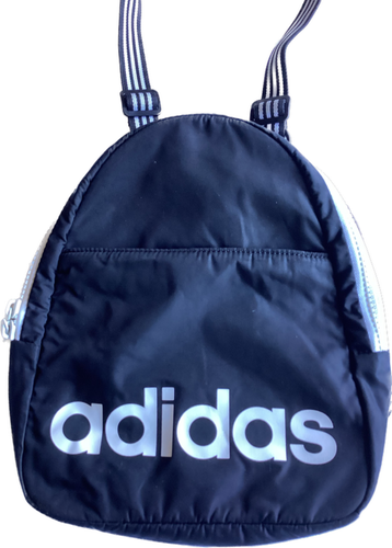 Adidas Unisex Core Polyester Mini Backpack - Black and White | eBay