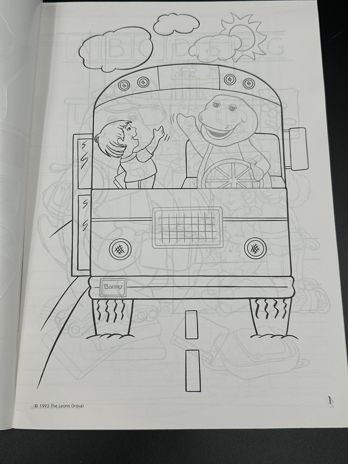 Barney Sticker Fun 1993 Golden UNUSED , Vintage Sticker Book | eBay