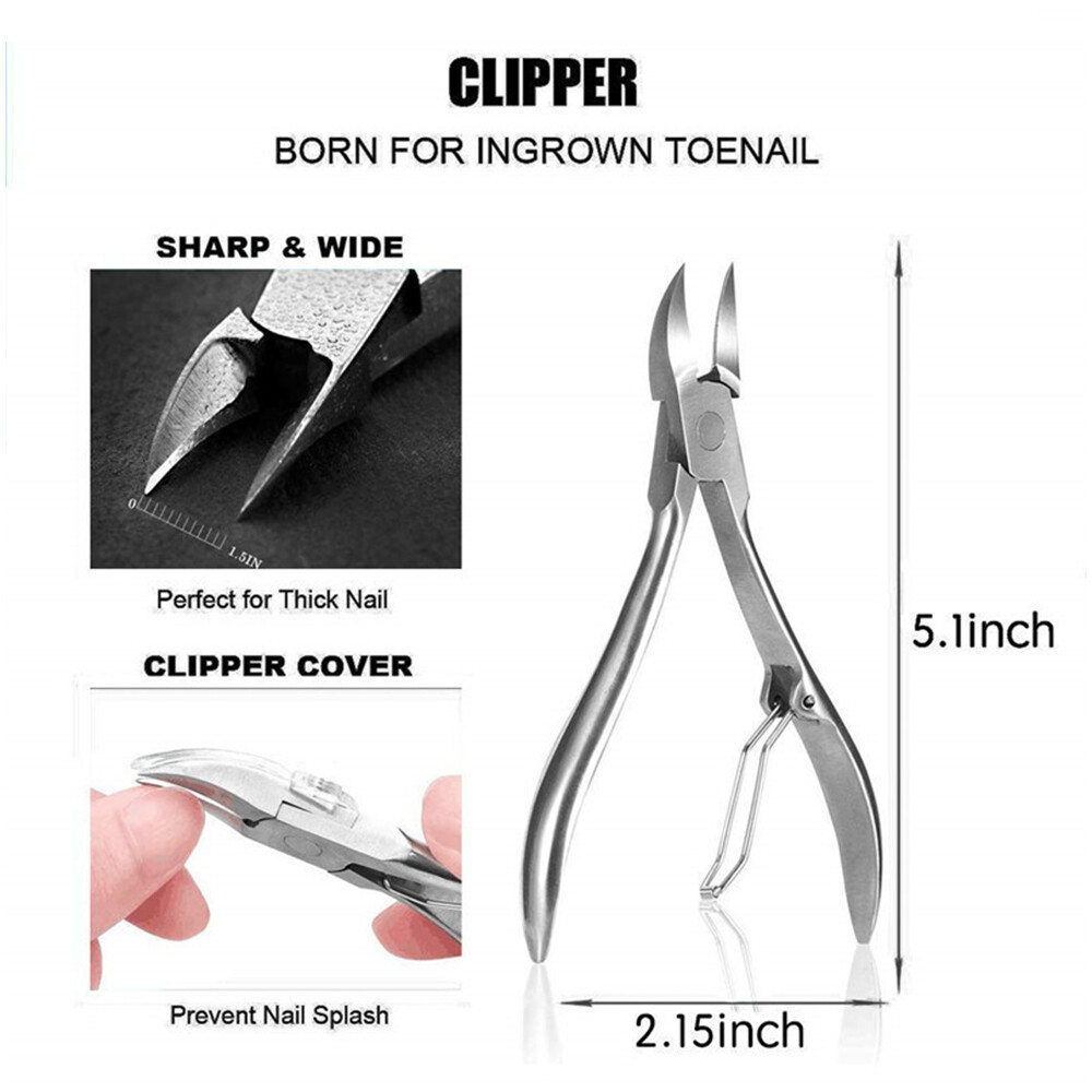Professional Ingrown Toenail Tool Kit Toe Nail Clipper Set For Pedicure ...