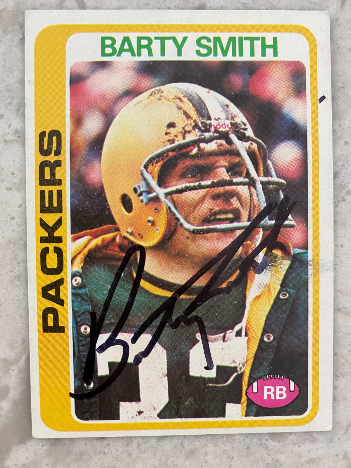 Barty Smith Signed GREEN BAY PACKERS Card 1978 Topps | eBay