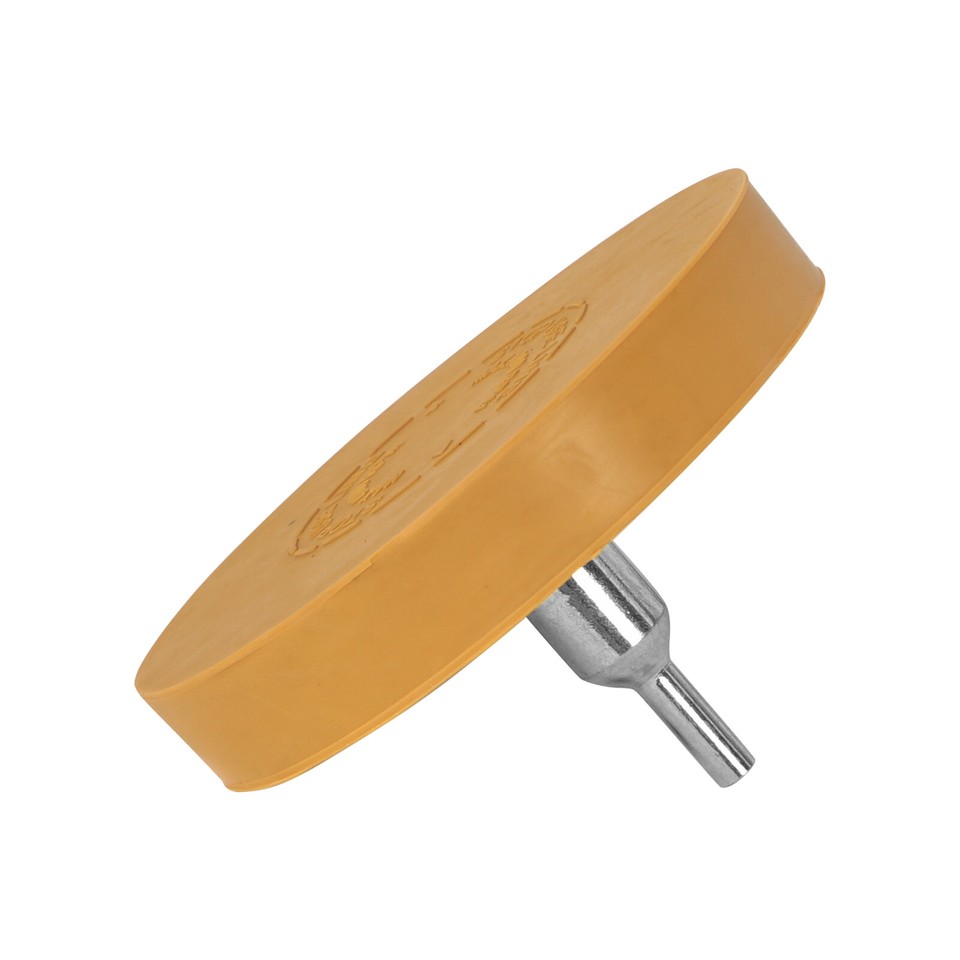 4'' Rubber Eraser Wheel Car Decal Remover For 3M Glue Remove Adhesive ...