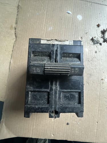 Murray MP215 Type 15 Amp 2 Pole 120/240V Plug in Circuit Breaker old ...