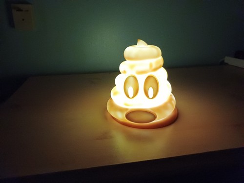 Colour Changing Poop Emoji Lamp /Night Light | eBay UK