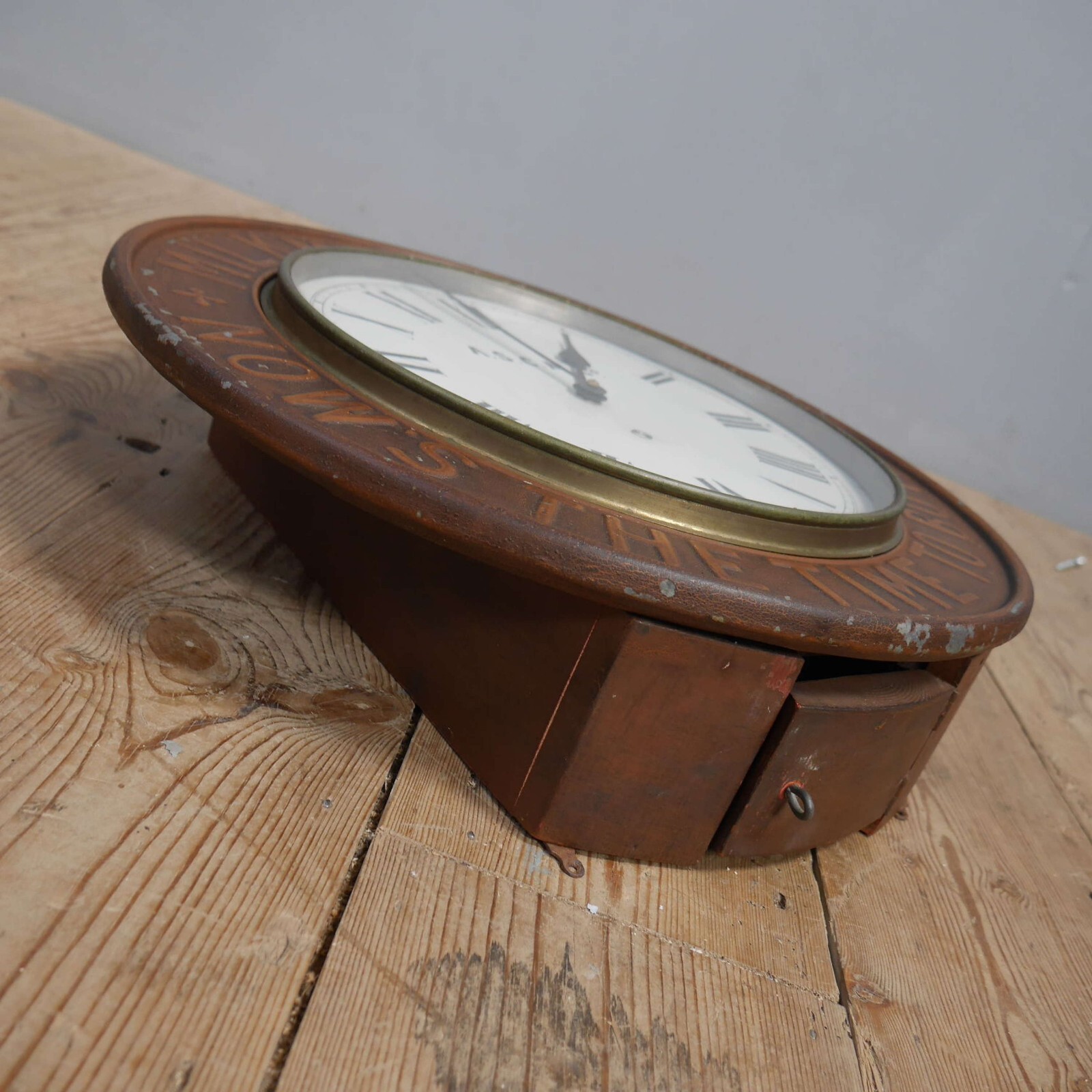 Rare Antique Vintage Milkmaid milk Advertising Clock Tin Not Enamel ...