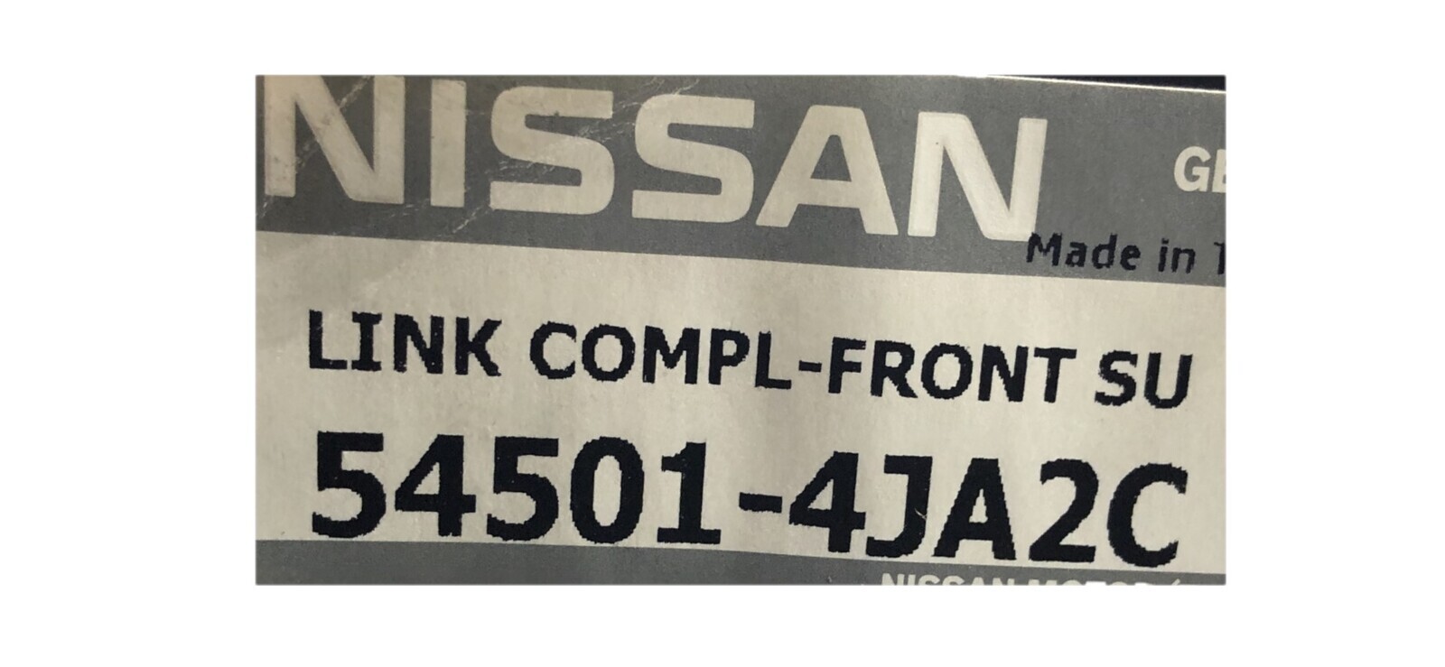 Genuine LINK COMPL-FRONT SUSPENSION LOWER LH 54501-4JA2C LINK COMPL ...