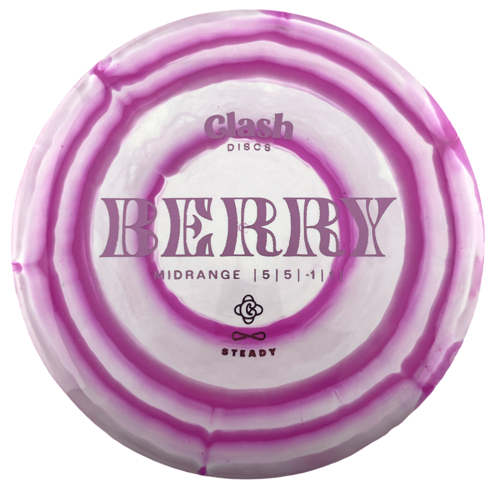 Clash Discs - Berry - Steady Ring - Straight Disc Golf Midrange (Colors Vary) | eBay