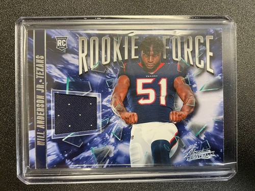 2023 Absolute Rookie Force - Will Anderson Jr Patch Texans RF-28 | eBay