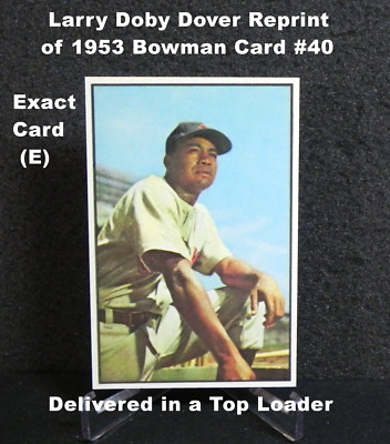 Larry Doby Dover Reprint of 1953 Bowman Card #40 _ EXACT CARD (E) | eBay