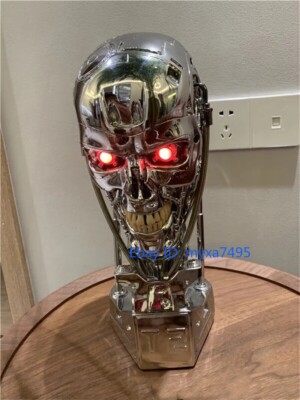 Endoskeleton Skull Bust T2 T800 1:1 Terminator Arnold Statue Resin ...