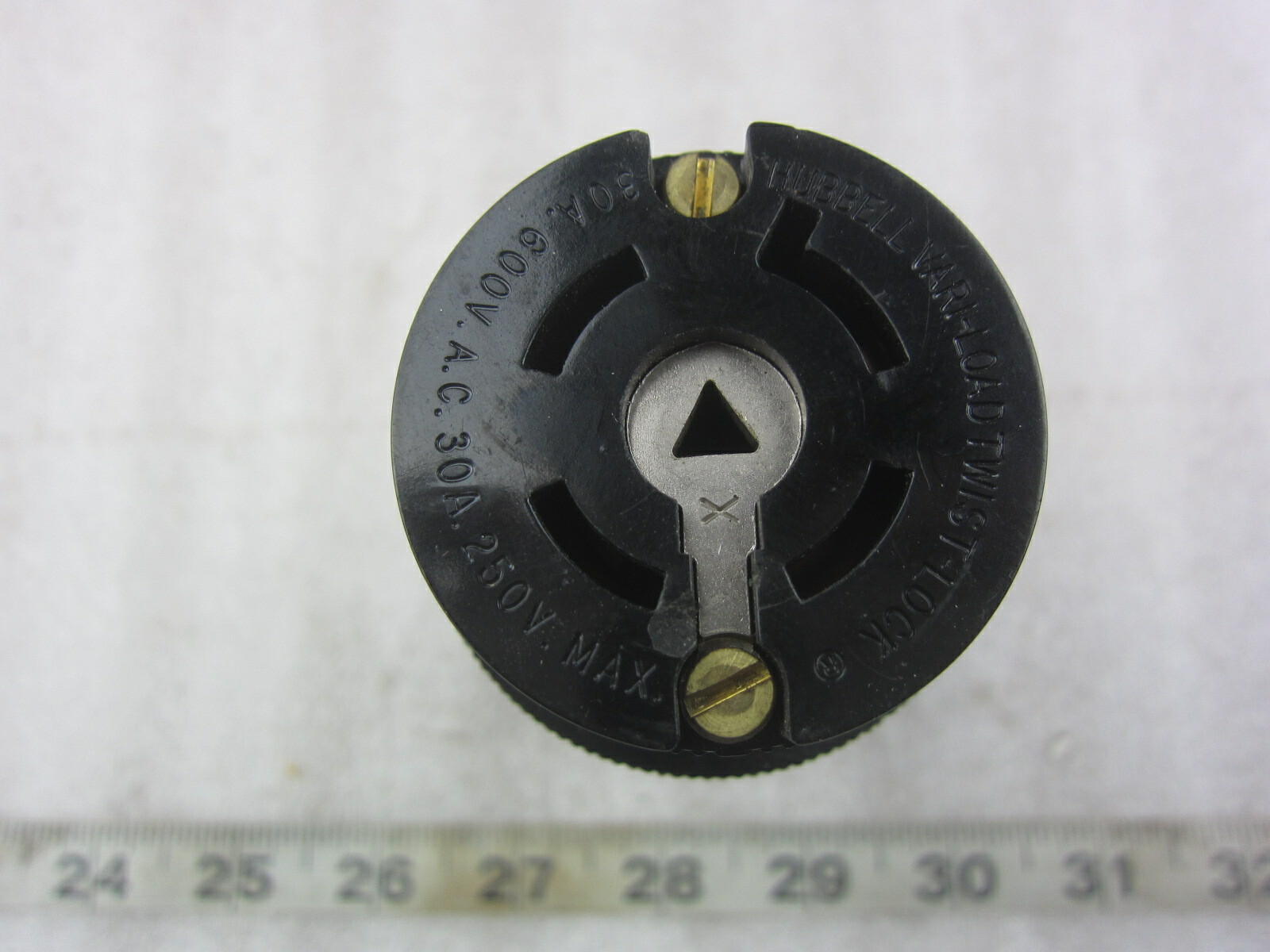 Hubbell HBL 45235 45435 30A 250VDC 600VAC Variload Connector Non-NEMA ...