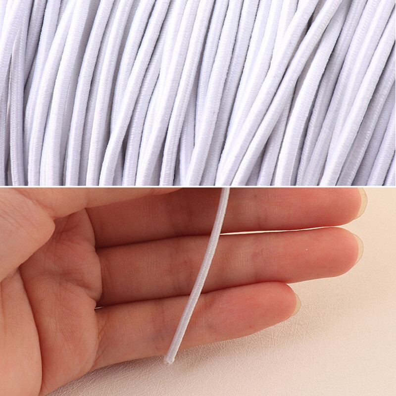 1/8 Inch Elastic Cord Heavy Stretch String Braided Elastic Band ...