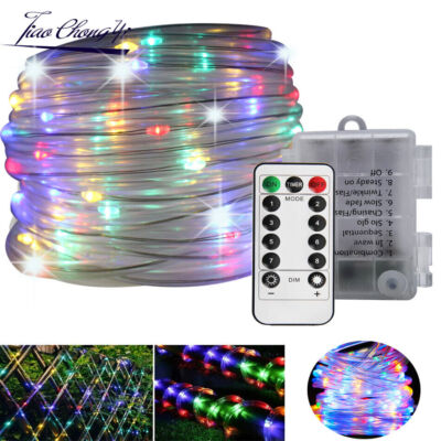 LED Rope Tube string light 5M 10M 20M Outdoor Christmas Rope Light ...