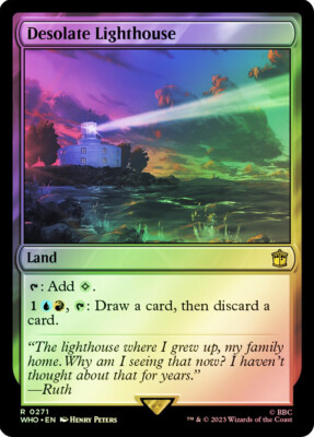 MTG FOIL Desolate Lighthouse - Doctor Who Commander #271 | eBay
