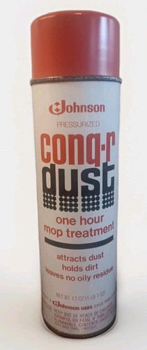 Johnson CONQ-R-DUST Pressurized One Hour Mop Treatment Kit-in-a-Can 17 ...