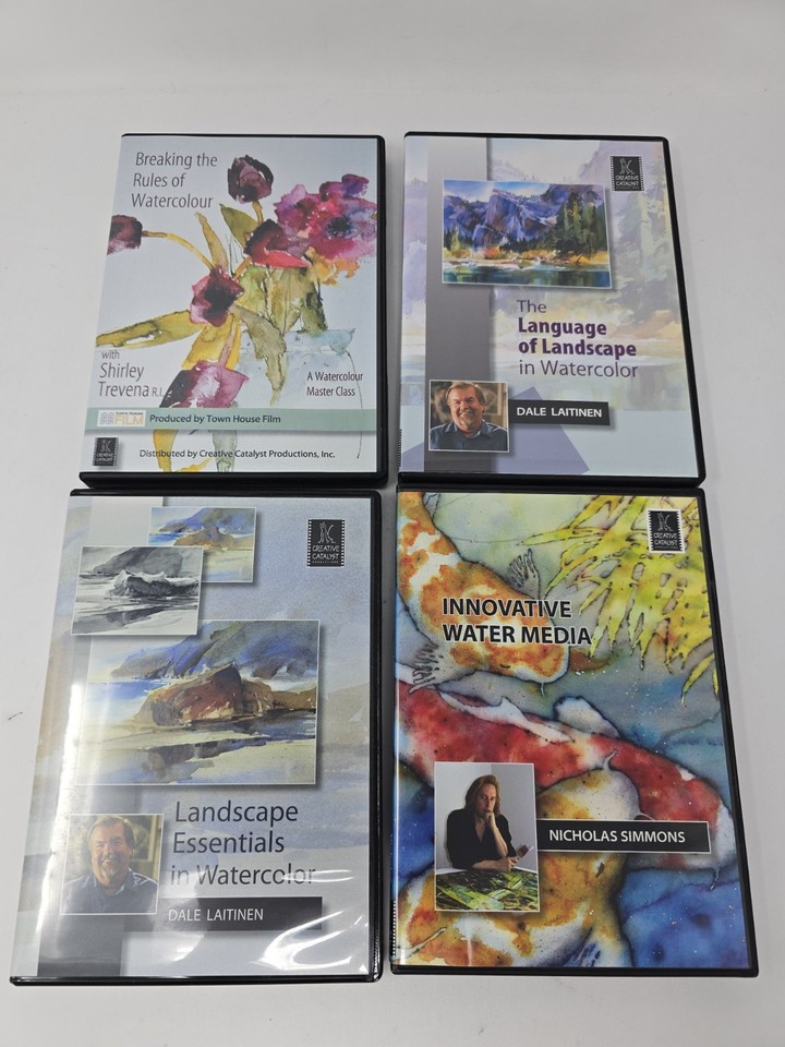 Creative Catalyst Watercolor Painting Instructional DVDs: Lot Of 12 | eBay