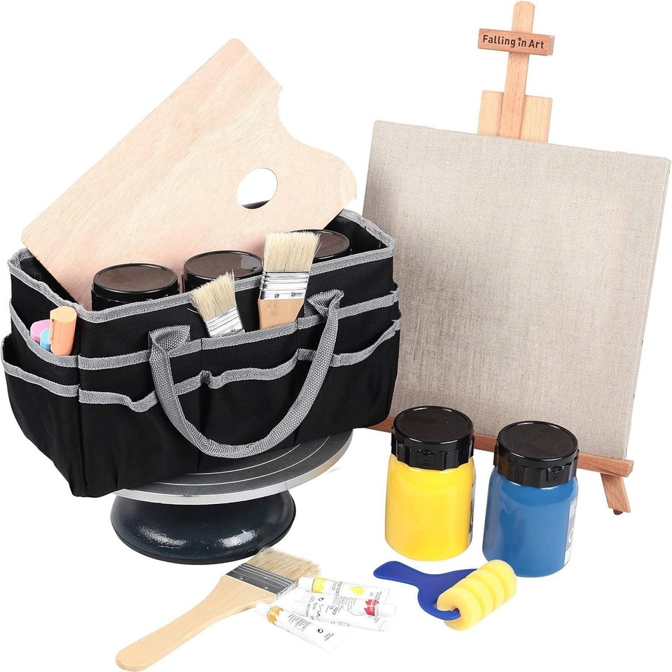 Desktop File Folder Tote Storage Organizer Art Craft Storage Bag ...