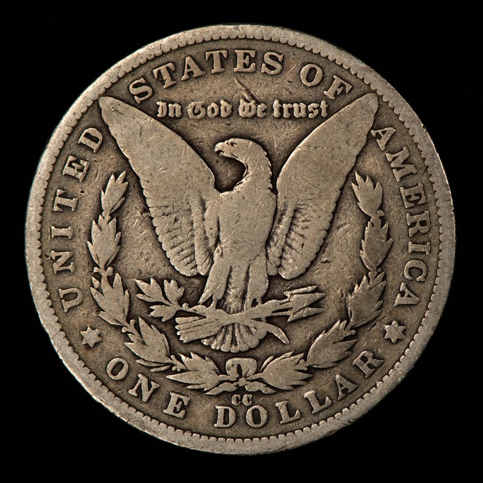 1890-CC $1 Morgan Silver Dollar - Authentic Key Date Carson City - SKU ...