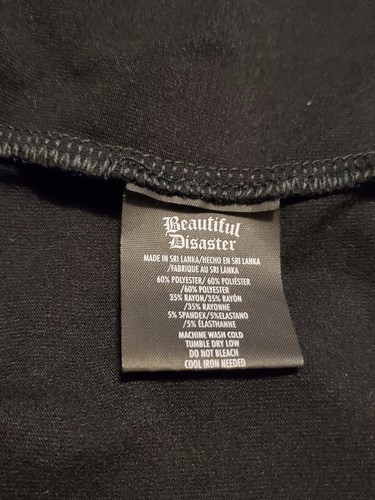 Beautiful Disaster Phoenix Cold Shoulder Dolman Knit Top Size C1X Black ...