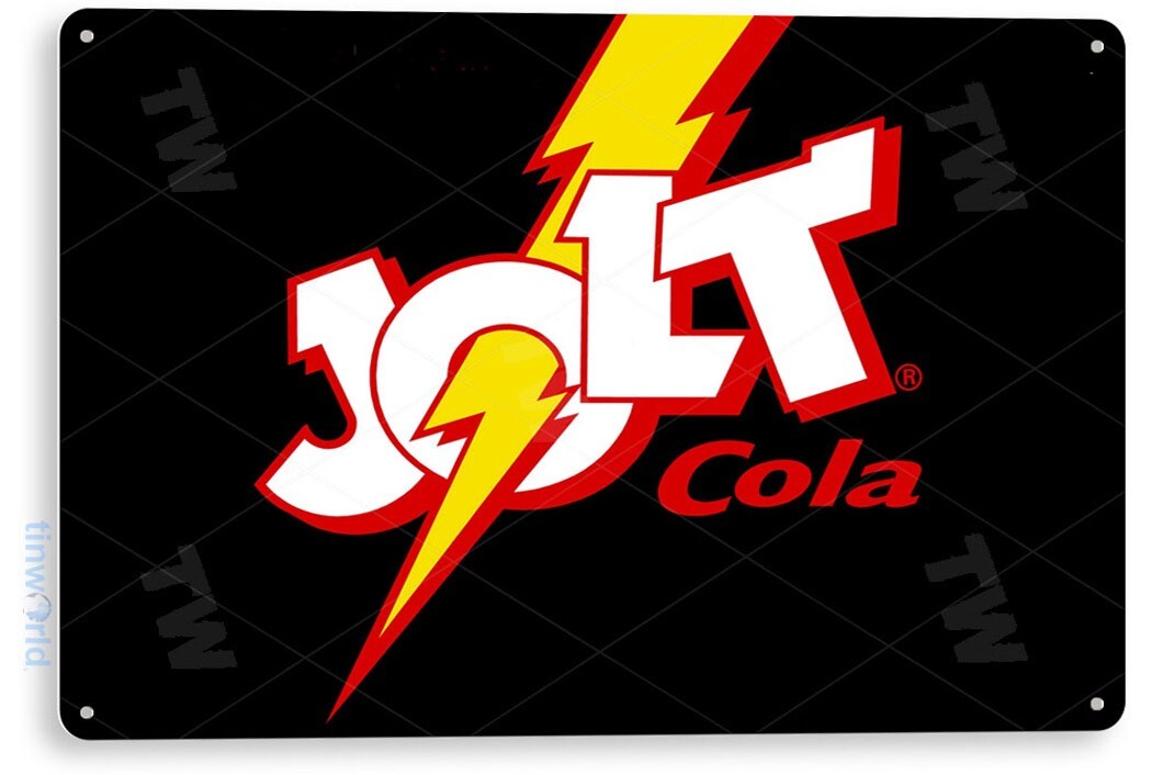 TIN SIGN Jolt Cola Sign Retro Soda Shop Store Kitchen Cave A100 | eBay