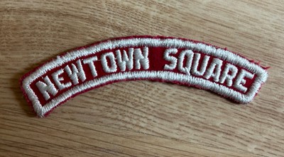NEWTOWN SQUARE Boy Scout red and white community strips RWS | eBay