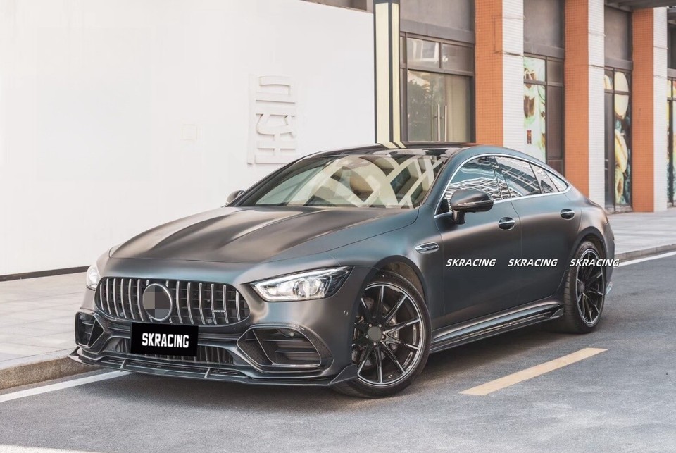 For Benz AMG GT43 GT53 2019-2023 Carbon Fiber Front Bumper Lip Splitter ...