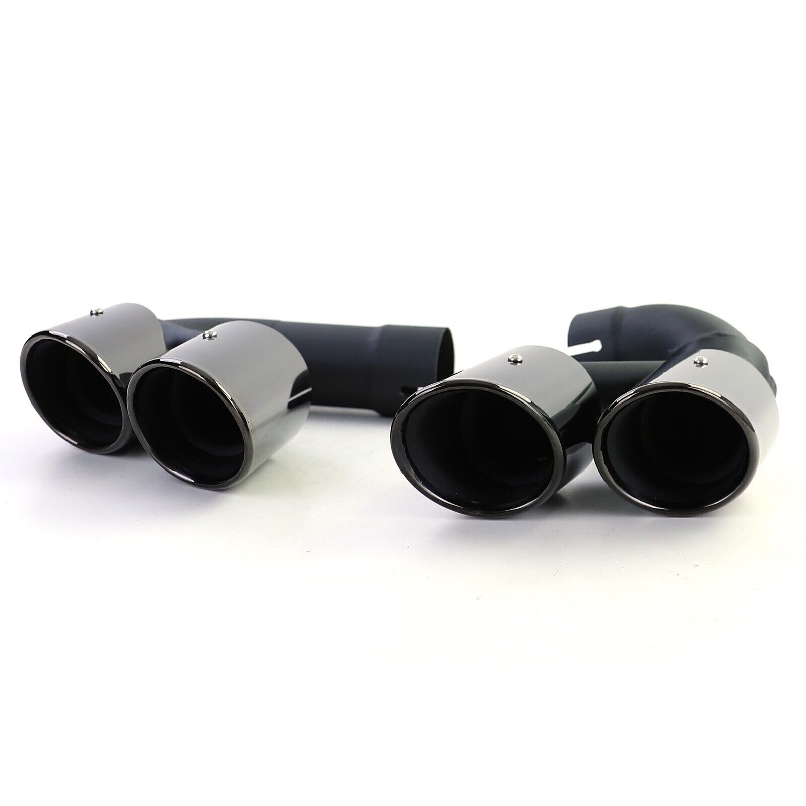 BMW X5 G05 X6 G06 X7 G07 40i Gloss Black Exhaust Tail Pipe Trims Tips