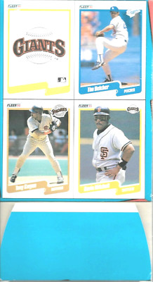 1990 Fleer EMPTY Display 36 CT Box Tony Gwynn Kevin Mitchell Tim ...