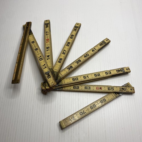 Vintage Lufkin X46 Extension Rule 72" Folding Wood Ruler Made in USA | eBay