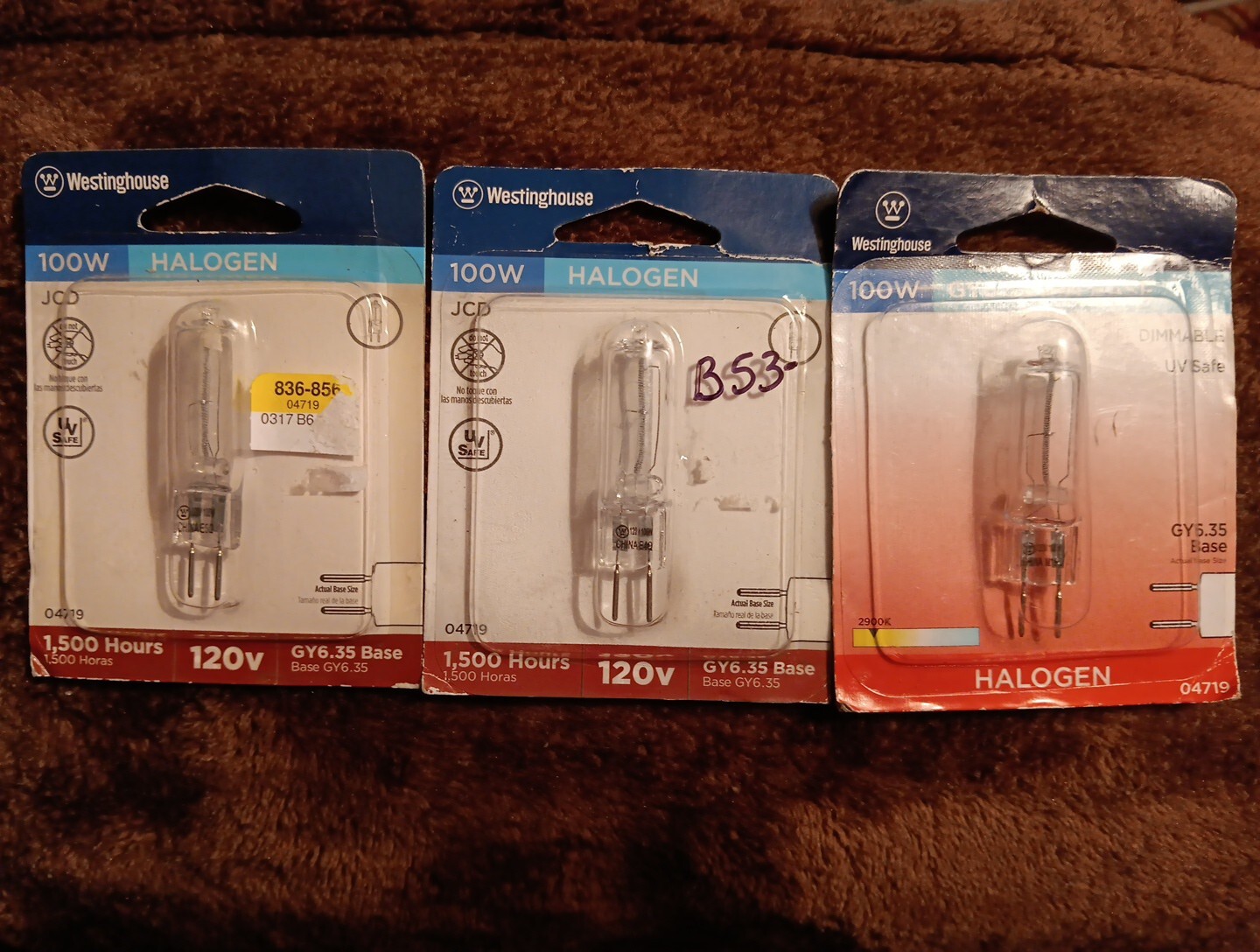 3 Westinghouse 100W Dimmable GY6.35 Pin Base Bulbs | eBay