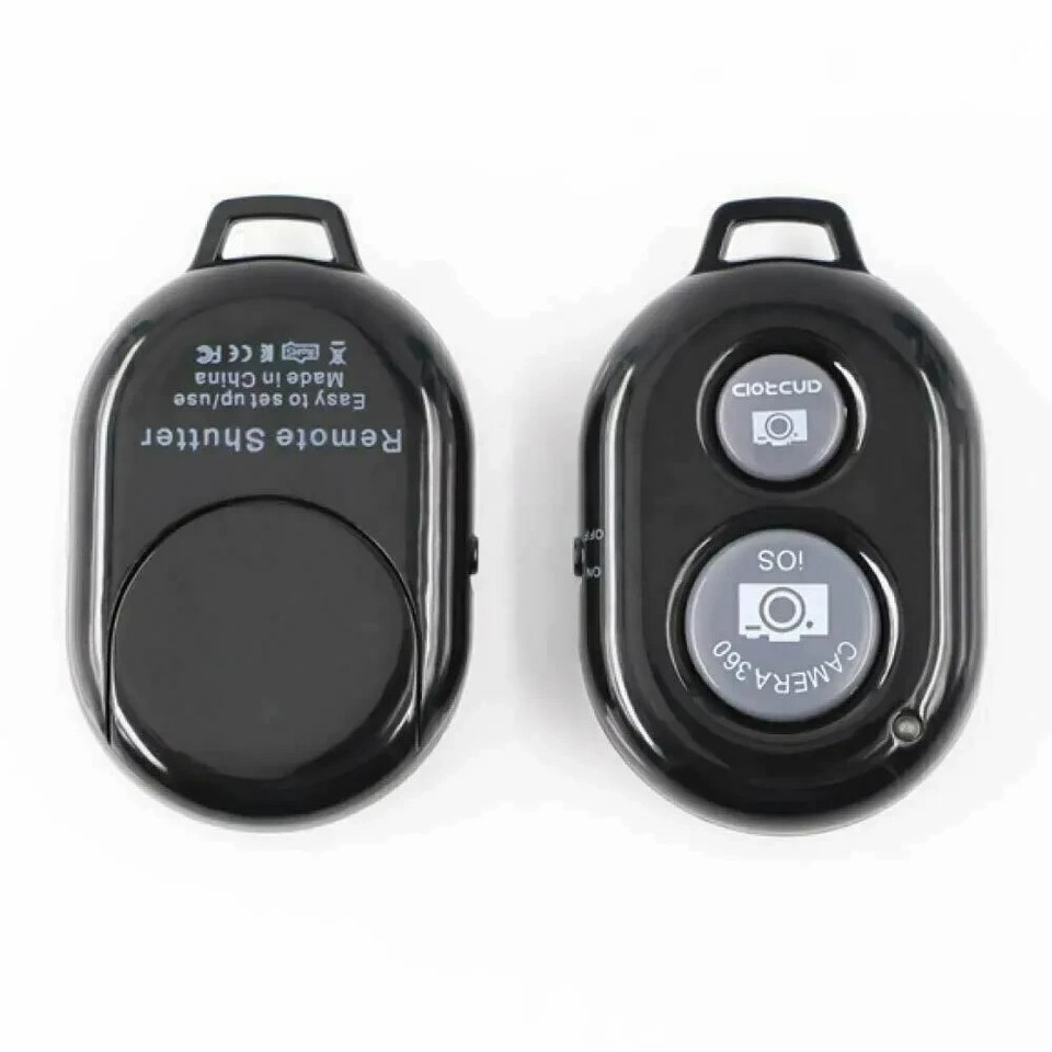 Bluetooth Remote Control Phone Camera Selfie Shutter Stick for iPhone ...
