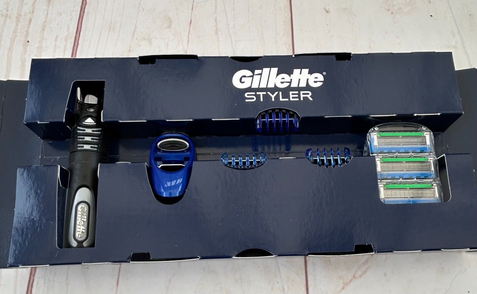Gillette STYLER Men's Razor 3 in 1 Hair Trimmer clipper razor Battery ...