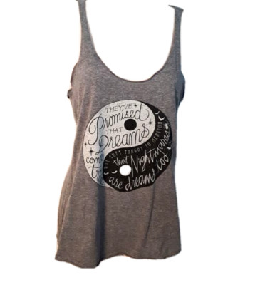 BLACK MATTER Dreams/Nightmares Grey Women's Tank Top Small Hot Topic ...