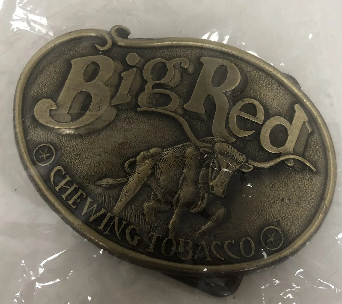 Vintage BIG RED Advertising Chewing Tobacco Brass Bel… - Gem