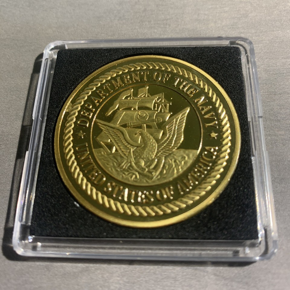 USS CORAL SEA CV-43 Challenge Coin USN-US NAVY 40mm with Case New | eBay