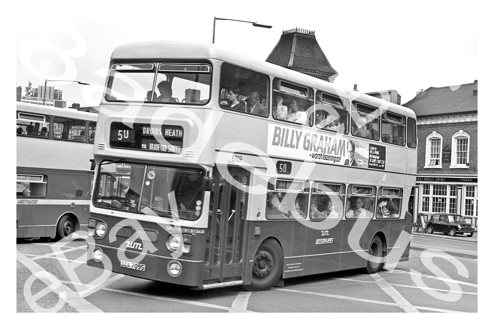 Bus Photograph WEST MIDLANDS PTE SDA 709S [6709] | eBay UK
