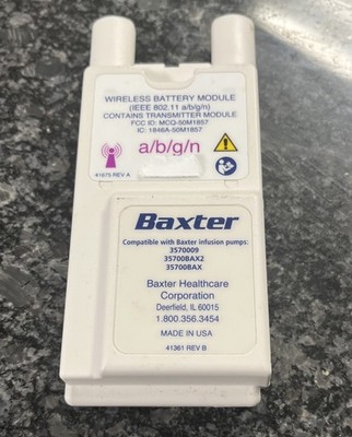 Baxter ABGN Wireless Dual Antenna A/B/G/N Sigma Spectrum IQ Battery ...