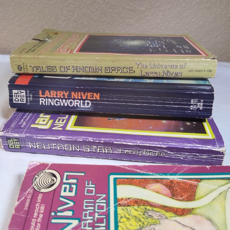 Larry Niven Tales of Known Space Series + Ringworld Lot of 7 SciFi ...