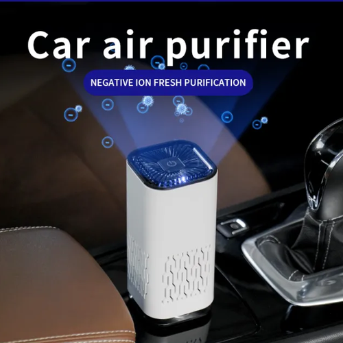Portable Car Air Purifier | Negative Ion Generator | Smoke, Dust & Odor ...