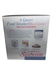 Sunbeam 5710 Food Steamer/Rice Cooker Instruction Book & Recipe Book ...