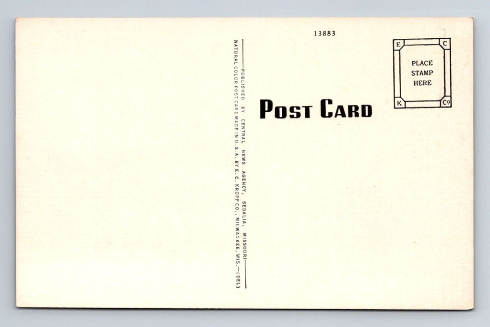 Sedalia MO-Missouri, Armory Vintage Souvenir Postcard | eBay