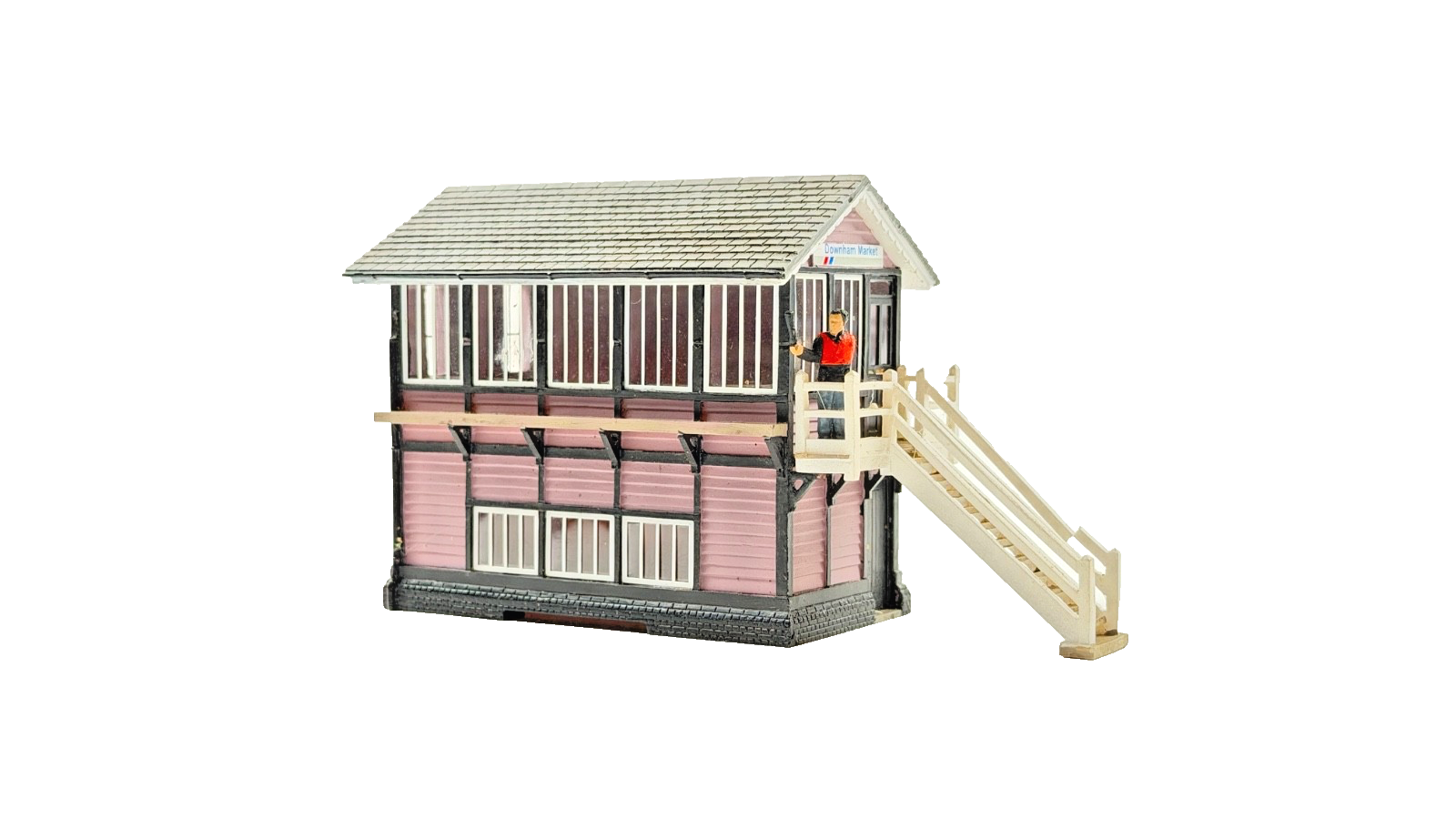 BACHMANN SCENECRAFT 00 GAUGE - 44-0074 - DOWNHAM MARKET SIGNAL BOX NSE ...