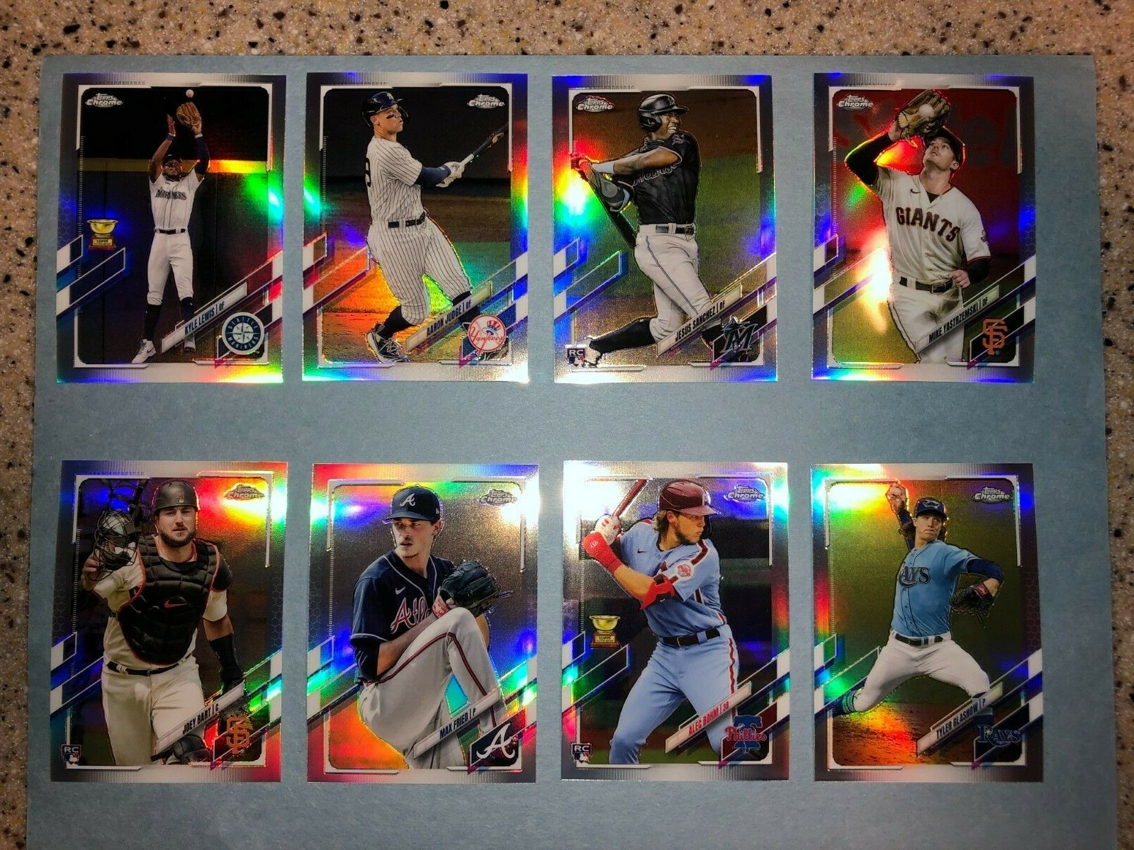 2021 TOPPS CHROME BASEBALL CARD REFRACTOR PARALLEL YOU CHOOSE 3-220 MLB ...