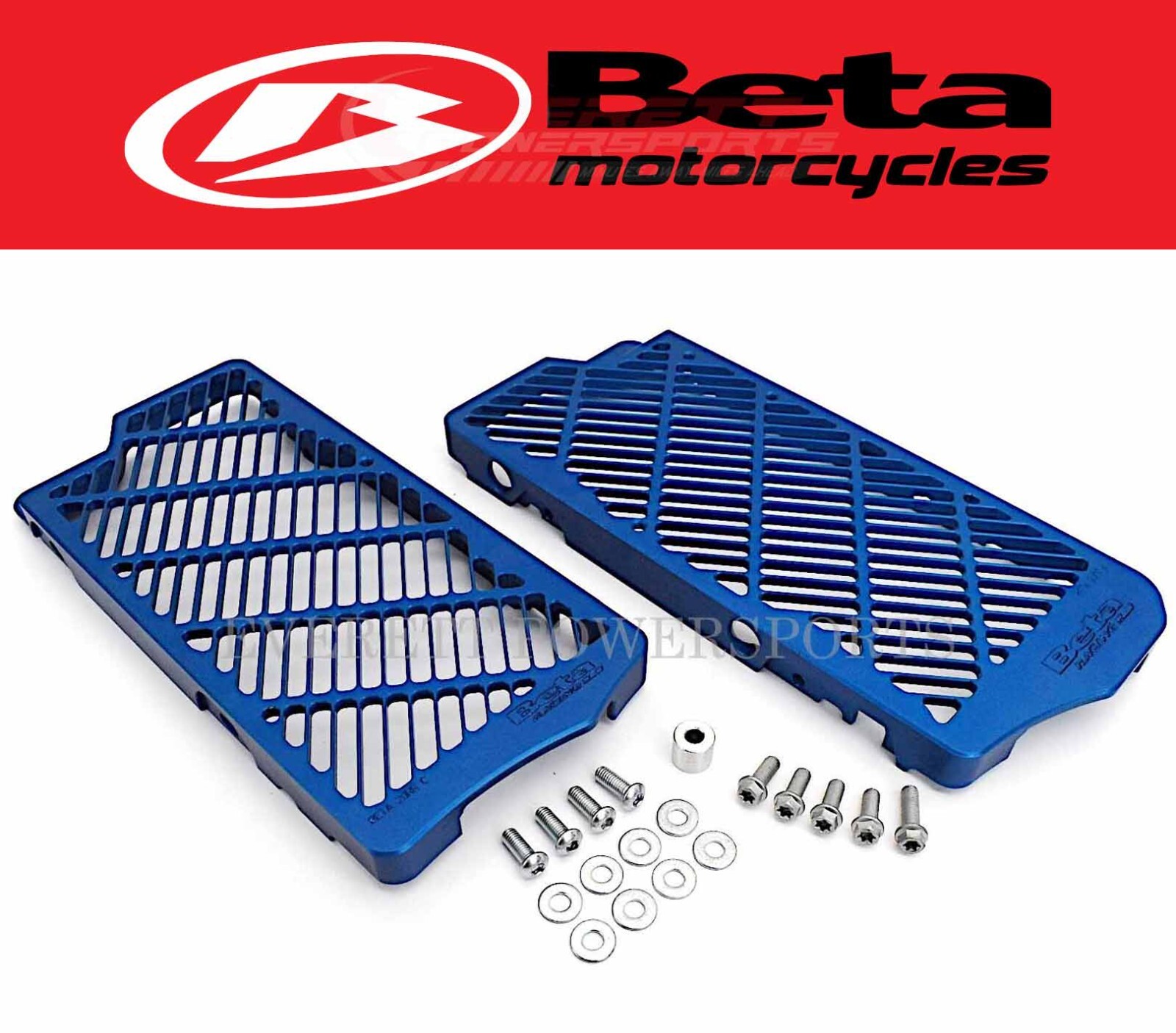 Radiator Guards Billet Aluminum Blue 20-24 125-500 RR RR-S RS 2T 4T ...