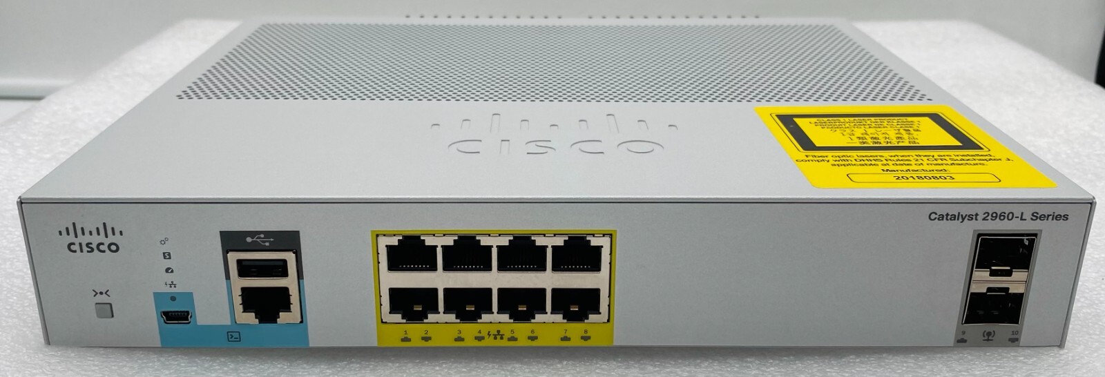 NEW CISCO CATALYST 2960-L SERIES WS-C2960L-8PS-LL 8-PORTS ETHERNET ...
