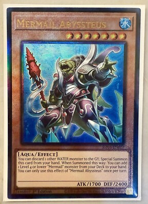 Yugioh! 1x Mermail Abyssteus RA03-EN007 Ultimate Rare 1st Ed NM | eBay