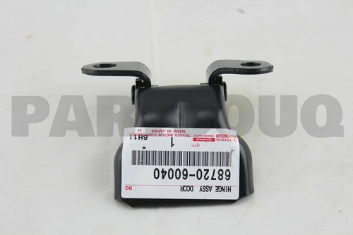 6872060040 Genuine Toyota HINGE ASSY, FRONT DOOR, UPPER LH 68720-60040 ...