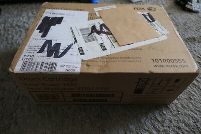 NEW SEALED Genuine Xerox 101R00555 Black Drum Unit Cartridge UGLY OUTER ...