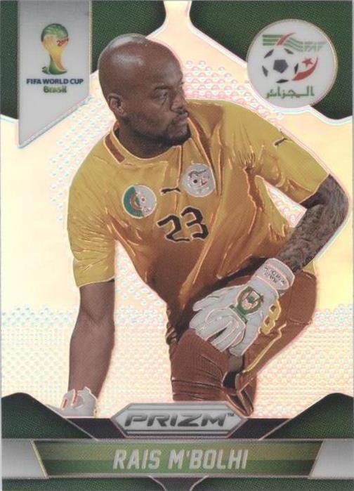 2014 Panini Prizm World Cup - Rais M'Bolhi #1 Silver Prizm for sale ...