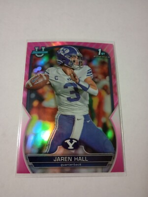 2022 Bowman U 1st Jaren Hall Pink BYU | eBay