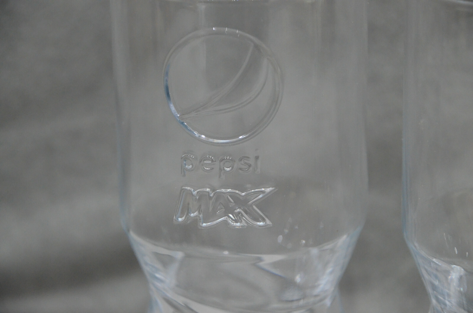 2x Pepsi Max Glass 16oz 450ml Hi Ball Tumbler Embossed Logo Toughened ...